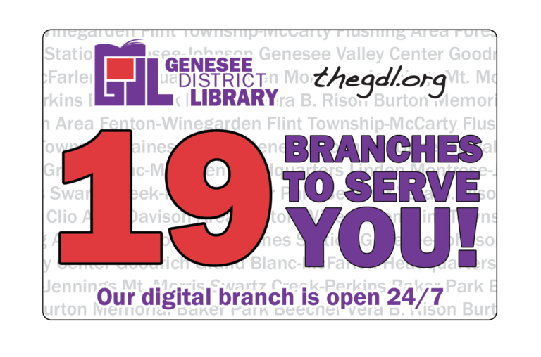 Renew Your Library Card – Genesee District Library